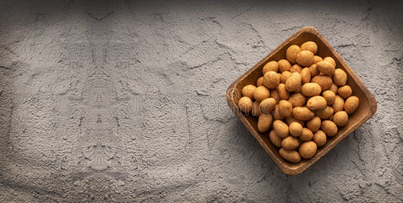 Arachis Hypogaea - Organic Mexican Peanuts in the Bowl Stock Image ...