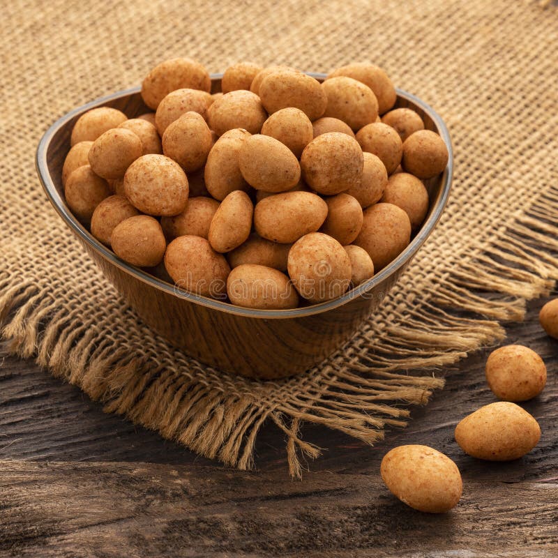 Arachis Hypogaea - Organic Mexican Peanuts in the Bowl Stock Image ...