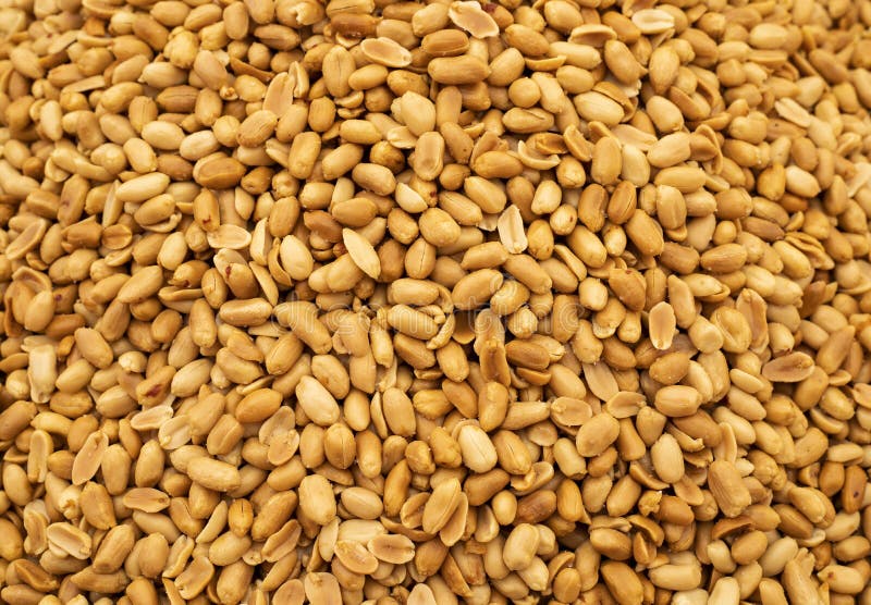Arachis Hypogaea - Organic Roasted Peanuts in the Flea Market Stock ...
