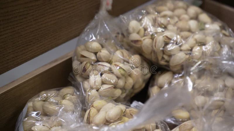 Arachis Inside Packaged Plastic in a Grocery Store. Packaging from ...