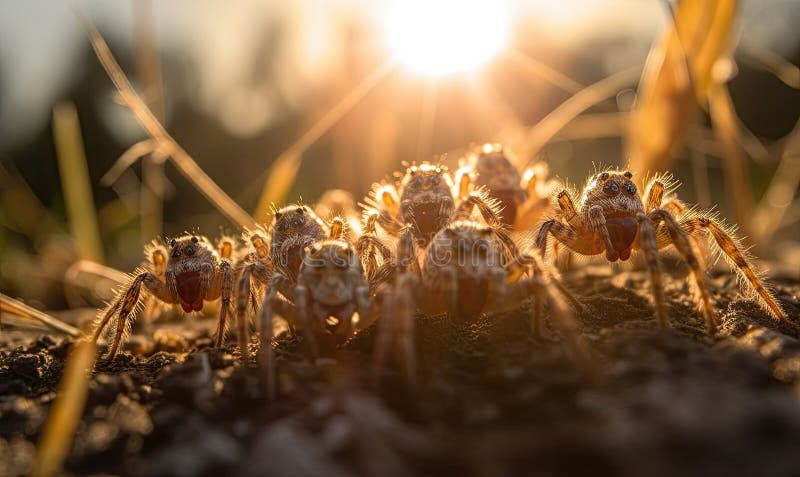 Arachnid Selfie: Spider Captures a Stunning Close-up Showcasing Its ...