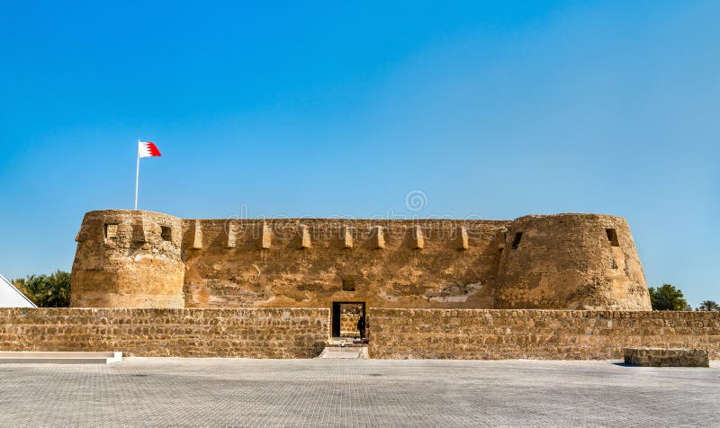 Arad Fort Sull'isola Di Muharraq Nel Bahrain Immagine Stock - Immagine ...