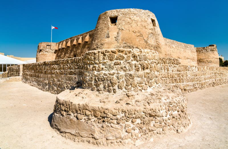 Arad Fort Sull'isola Di Muharraq Nel Bahrain Fotografia Stock ...