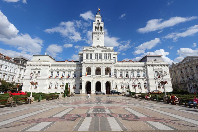 Arad, Rumania fotografía editorial. Imagen de pasillo - 35160207