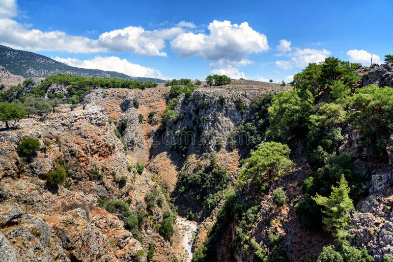 Aradena Gorge, Crete Island, Greece Stock Photo - Image of culture ...