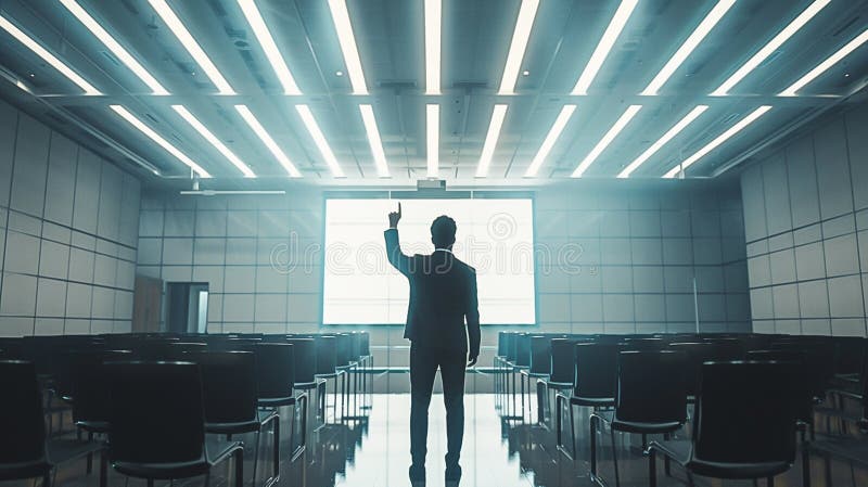 Man Projector Stock Illustrations – 2,388 Man Projector Stock ...