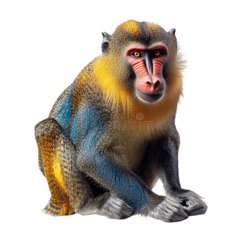 Arafed Monkey with a Long Tail on Transparent Background - Ai Generated ...