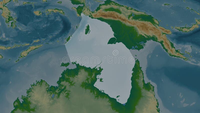 arafura sea physical map