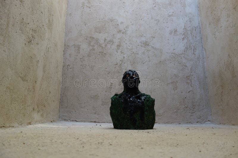 Aragonese Castle Interior Statue View in Ischia Island Editorial ...