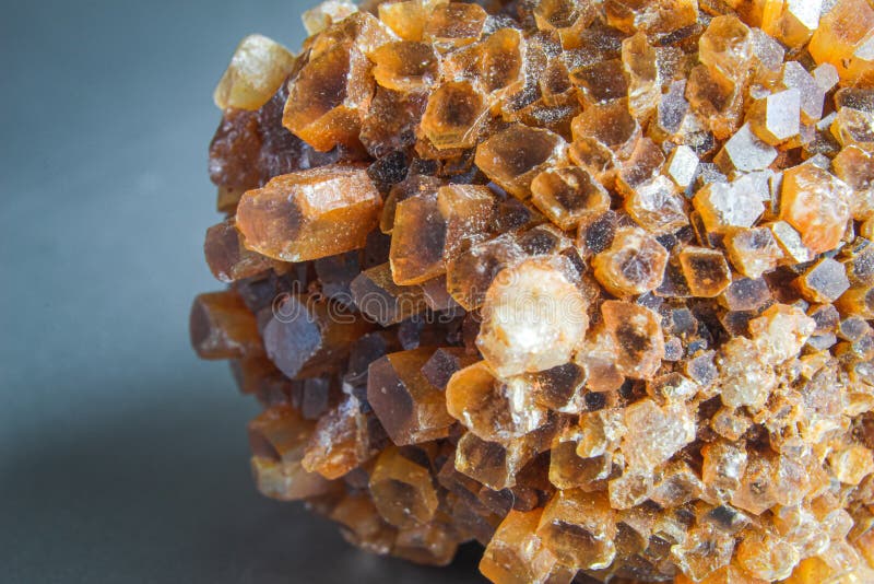 Abstract Orange Aragonite Crystal Cluster Stock Photo - Image of ...