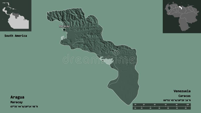 Aragua, State of Venezuela,. Previews. Administrative Stock ...