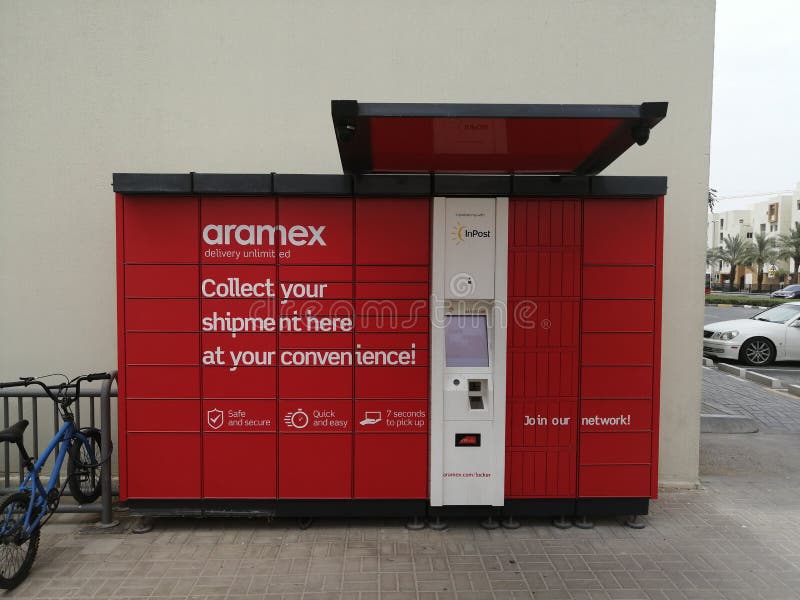 Aramex Convenience Self Collection Point Editorial Stock Image - Image ...