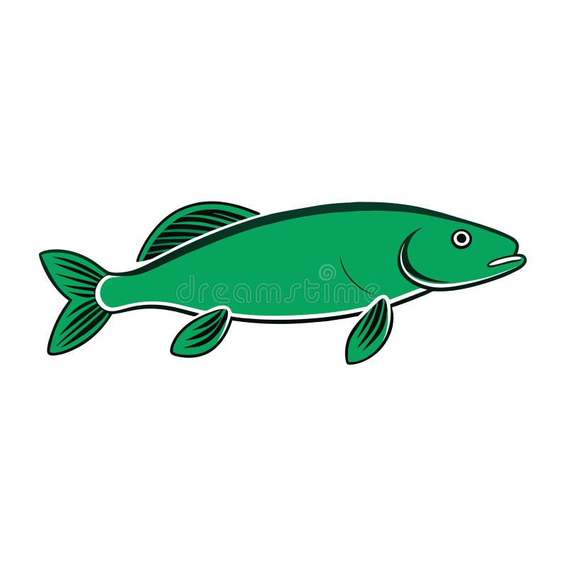 Arapaima Gigantic Fish Dancing Icon Vector Illustration Stock Vector ...