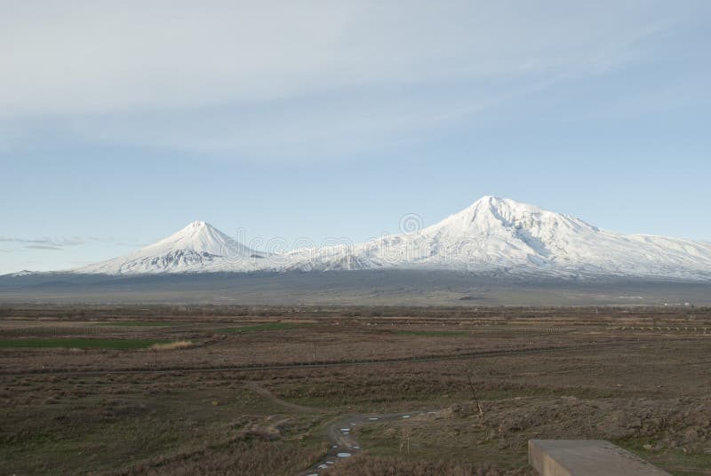 The Ararat, Mountain View, Sunrise on Ararat Stock Photo - Image of ...
