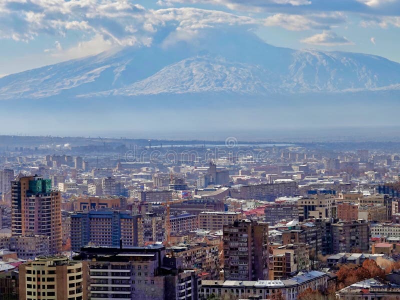 Ararat view stock image. Image of armenia, capital, view - 290148999