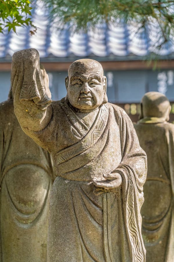 Kyoto, Japan. Arashiyama Arhat. 500 Statues of the Closest and Highest ...