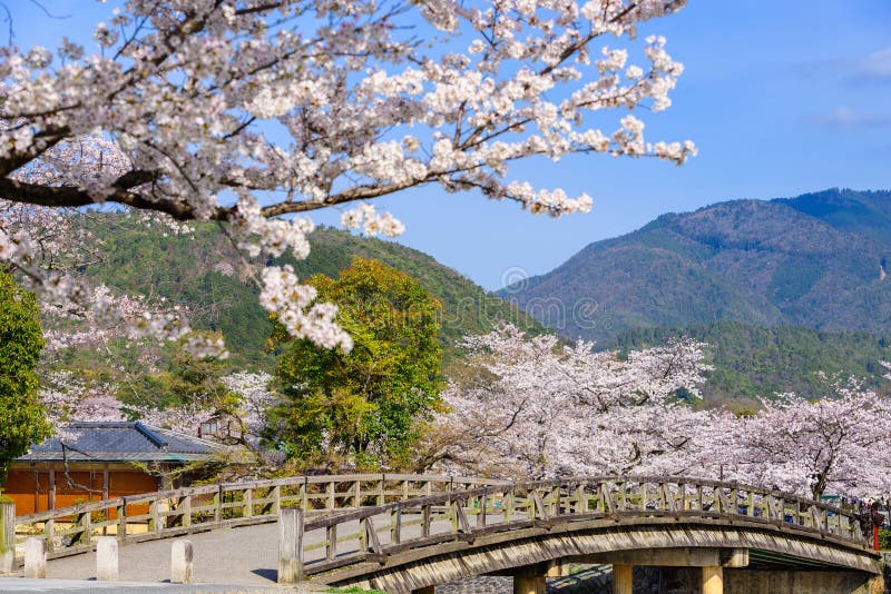 Arashiyama, Kyoto in Spring Stock Image - Image of architecture ...