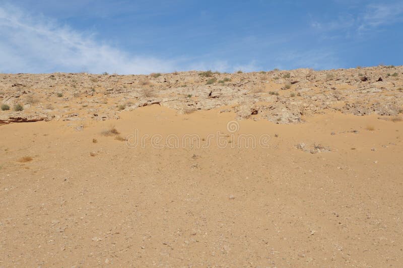 Arava desert stock photo. Image of foggy, arabah, hill - 63232316