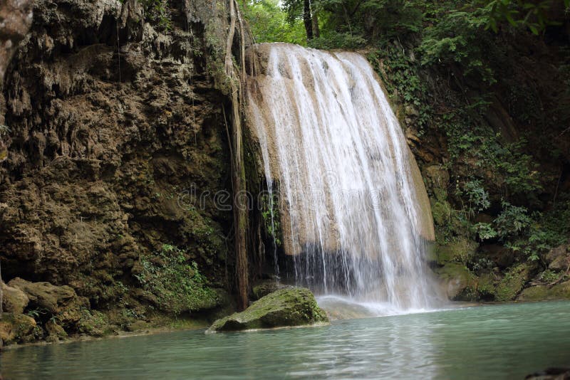Arawan Water Fall Waterfall Stock Image - Image of arawan, river: 119413013