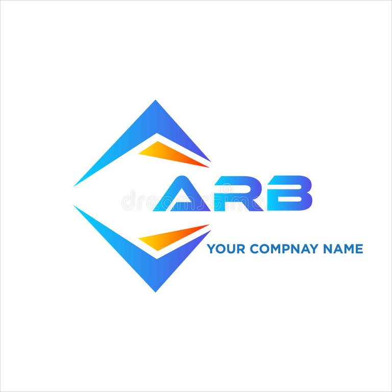 ARB Abstract Technology Logo Design on White Background. ARB Creative ...