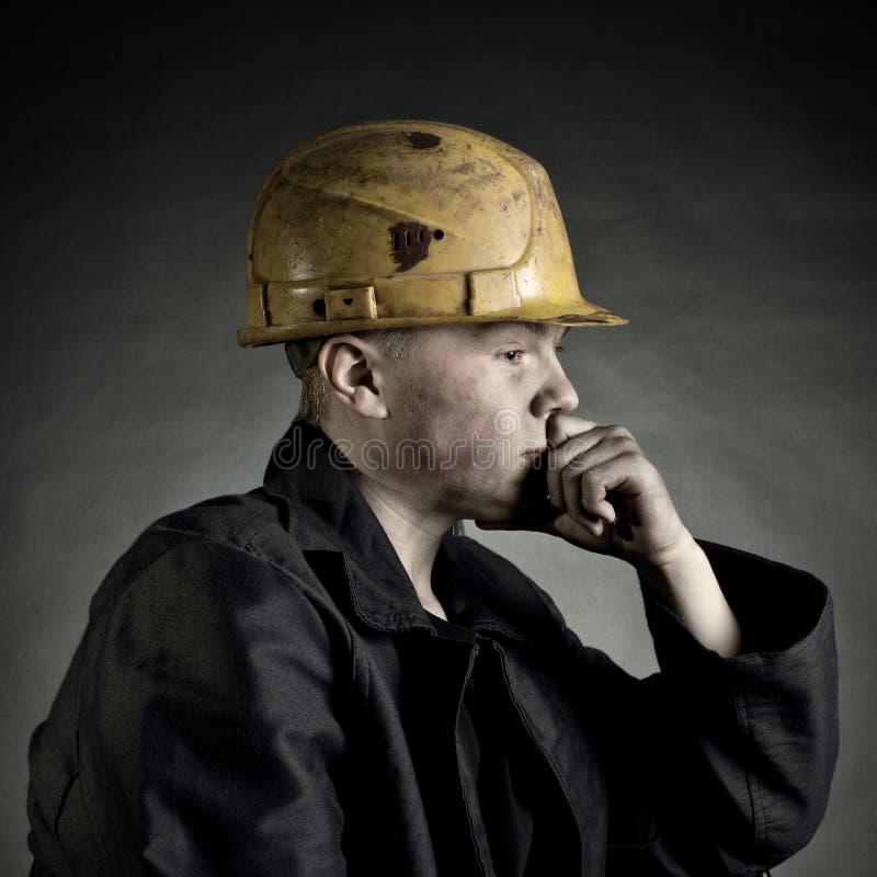 Arbeider stock afbeelding. Image of werkgelegenheid, hoed - 26288509