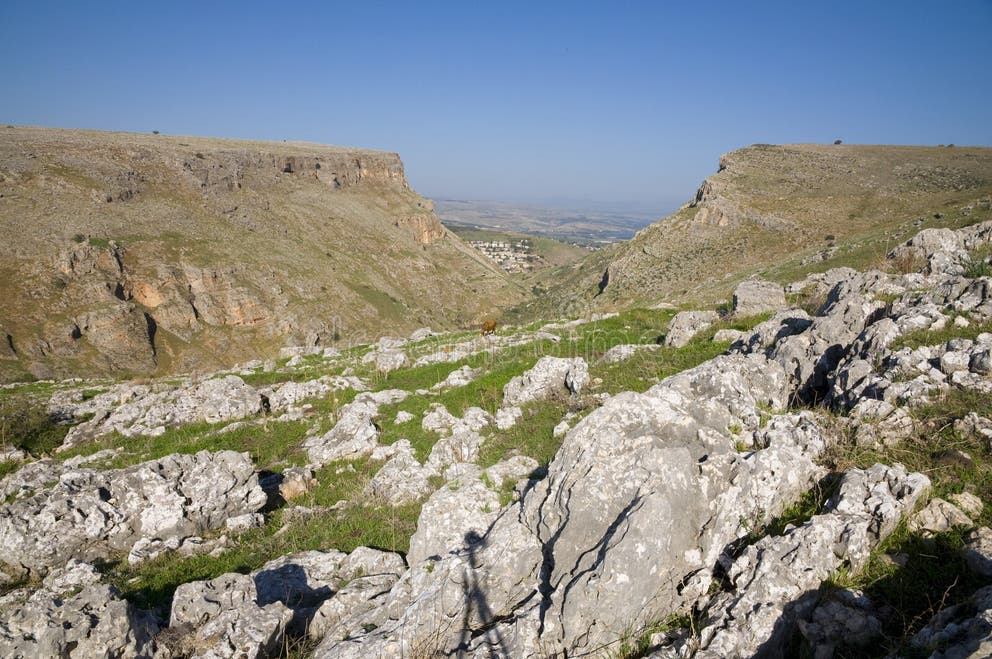 The Arbel Cliff stock image. Image of basalt, place, range - 28040567