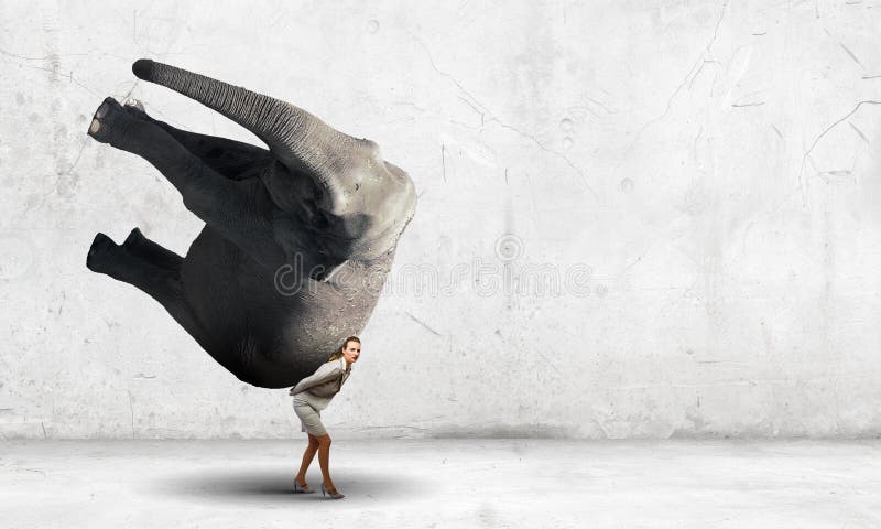 Arbete om krafter arkivfoto. Bild av starkt, flicka, jobb - 48049452