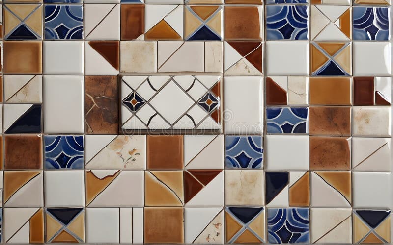 Arabic Ceramic Tile Texture, Classic and Old School with 8K Resolution ...
