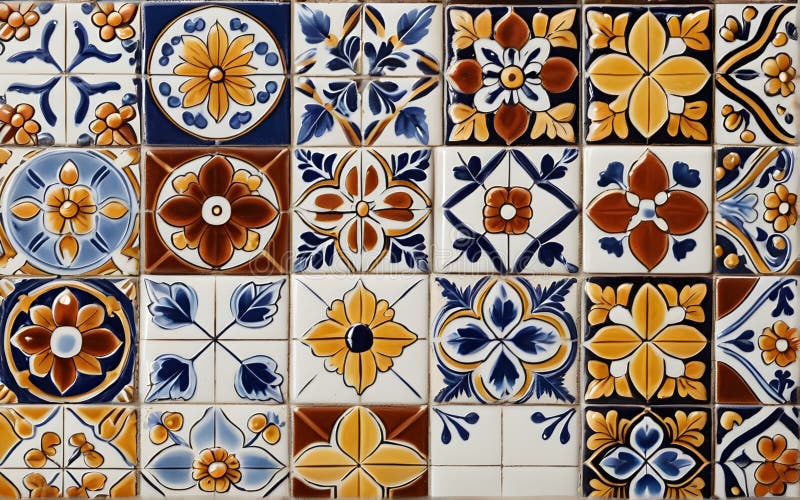 Arabic Ceramic Tile Texture, Classic and Old School with 8K Resolution ...