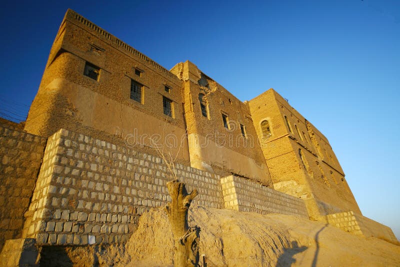 The Castle of Erbil, Iraq. stock image. Image of hawler - 29845631