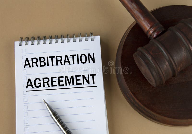 Arbitration Agreement. Legal Resolution Conflict. Vector Stock ...