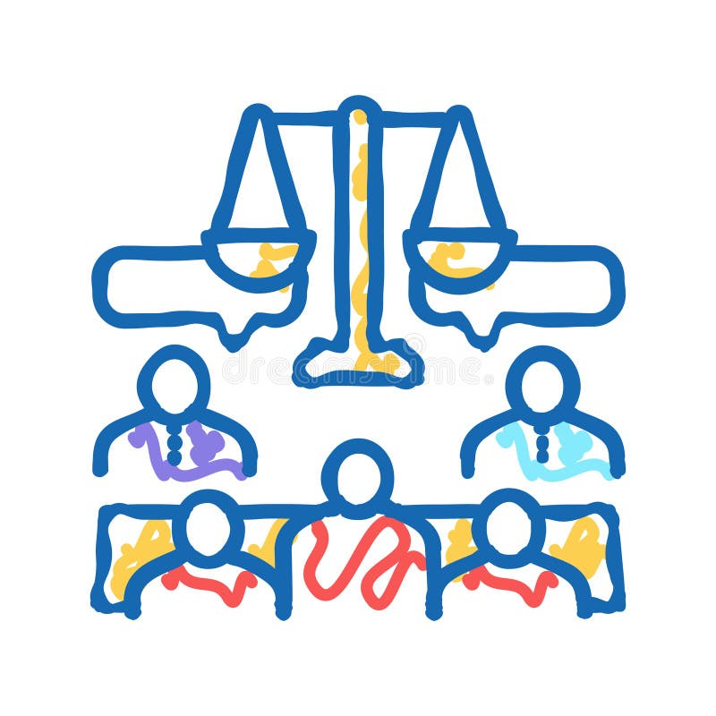 Arbitration Law Dictionary Icon Doodle Illustration Stock Illustration ...