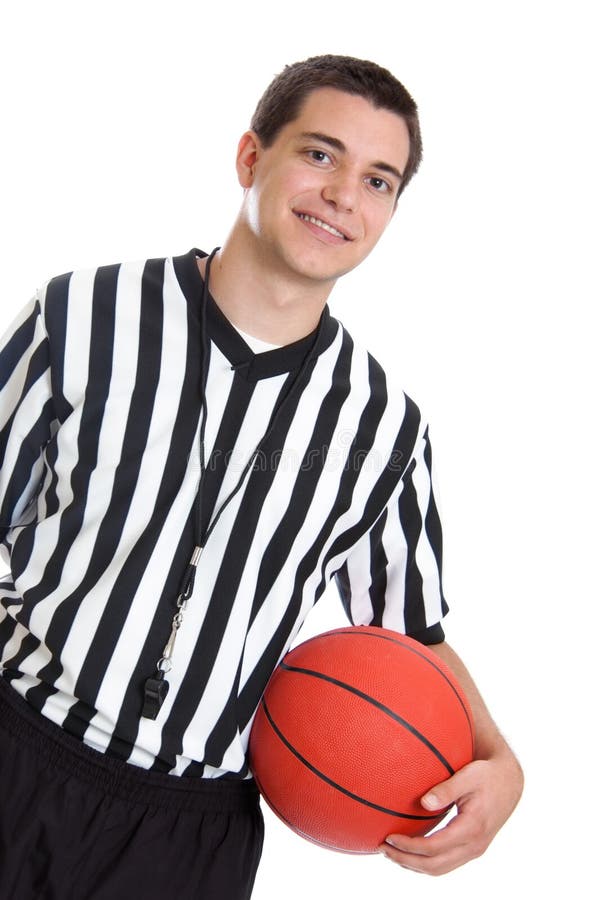 Arbitre De L'adolescence De Basket-ball Donnant Le Signe De Bille De ...