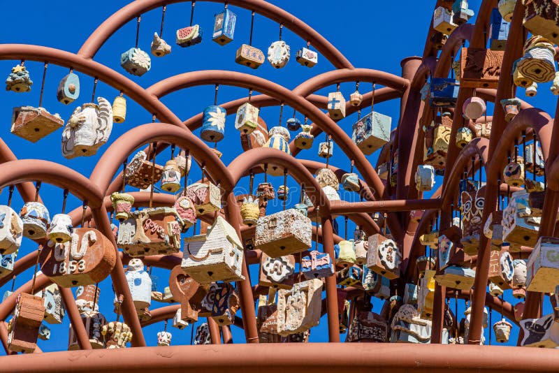 El Arbol De La Vida, the Tree of Life, an Aztec Tradition Stock Photo ...