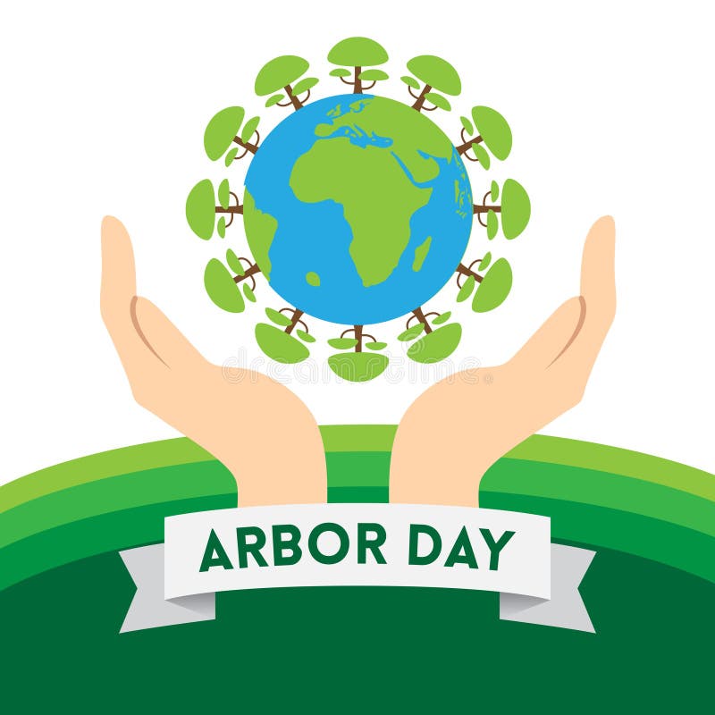 Arbor Day Vector Illustration Banner and Background Template Stock ...