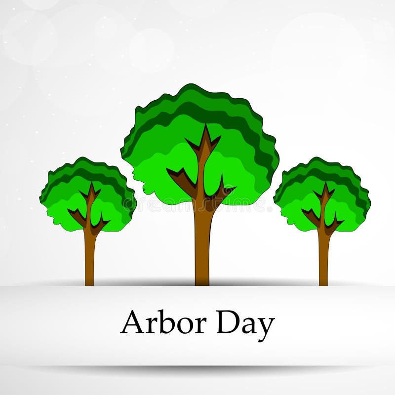 Arbor Day Background stock vector. Illustration of graphic - 85815225