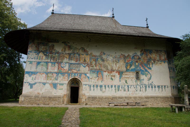 Arbore Monastery stock photo. Image of monuments, building - 22003938
