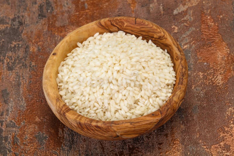 Arborio Rice for Italian Risotto Stock Photo - Image of plant, risotto ...