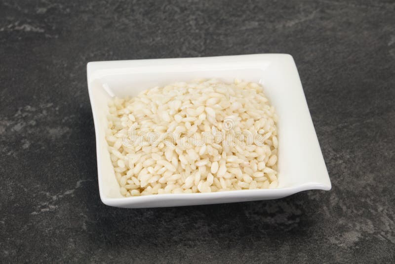 Arborio Rice for Italian Risotto Stock Image - Image of healthy ...