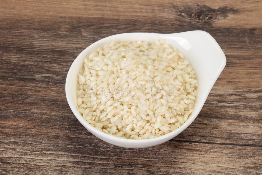 Arborio Rice for Italian Risotto Stock Photo - Image of italian ...