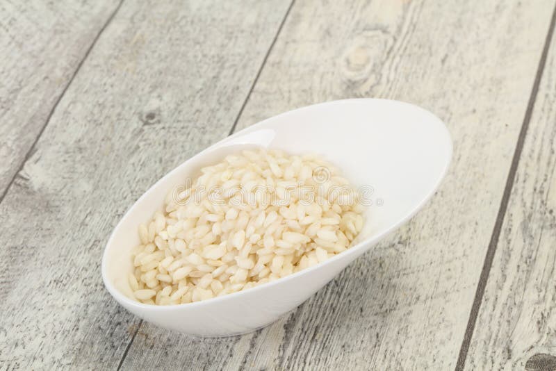 Arborio Rice for Italian Risotto Stock Photo - Image of background ...
