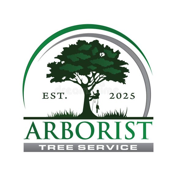 Arborist Tree Services Logo Design Stock Vector - Illustration of ...
