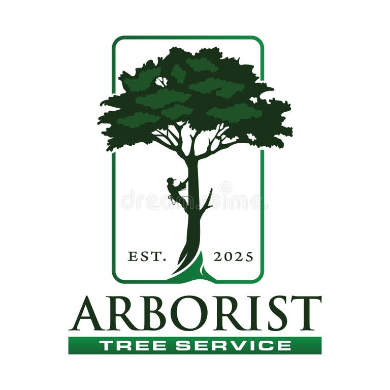 Arborist Tree Services Logo Design Stock Vector - Illustration of leaf ...