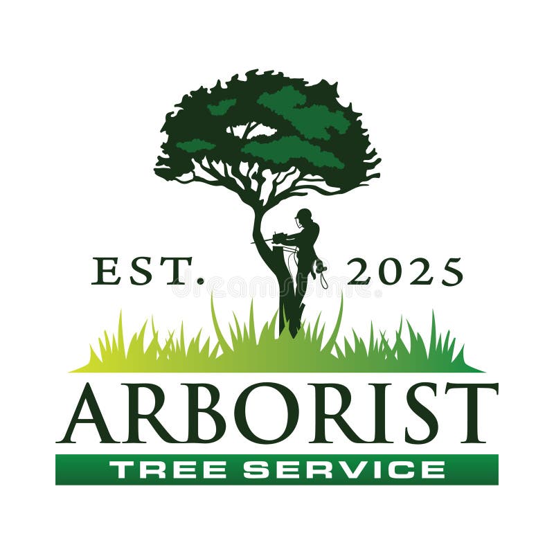 Arborist Tree Services Logo Design Stock Vector - Illustration of ...