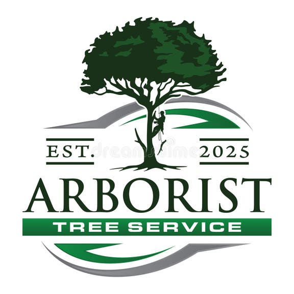 Arborist Tree Services Logo Design Stock Vector - Illustration of ...