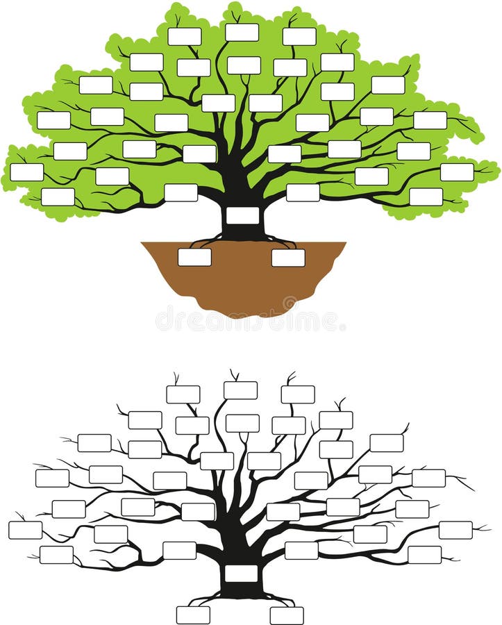 Arbre généalogique illustration de vecteur. Illustration du renaissance ...