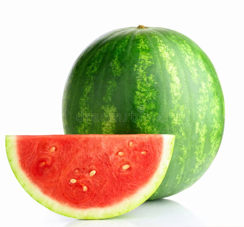 Liść Rżnięty Zielony Soczysty Arbuz Obraz Stock - Obraz złożonej z ...