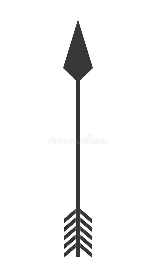 Arc Arrow Upwards Isolated Icon Design Stock Illustration ...