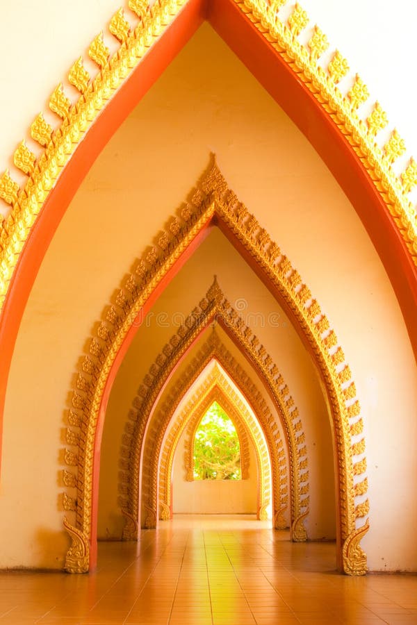 Arc of church. stock photo. Image of coco, antique, buddha - 8315476