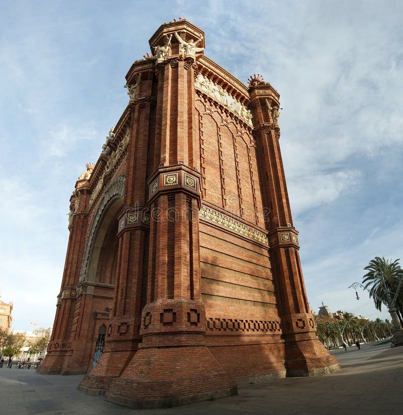 Arc de Triomf, Barcelona stock photo. Image of summer - 22841208